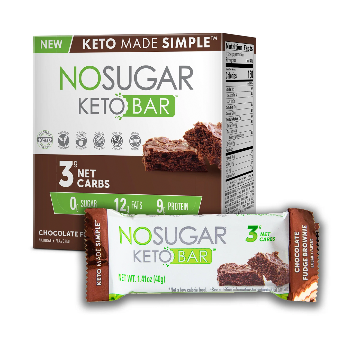 Shop Healthy No Sugar Keto Bars |The No Sugar Company - No Sugar ...